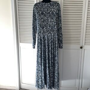 Peruvian Connection | Dresses | Nwot Peruvian Connection Indigo Floral ...